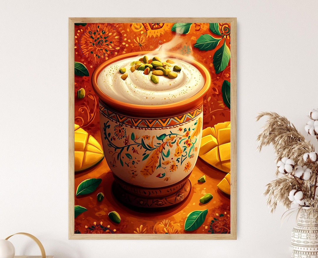 Lassi Art Print, Kulhad Illustration, Indian Beverage Wall Art - Etsy