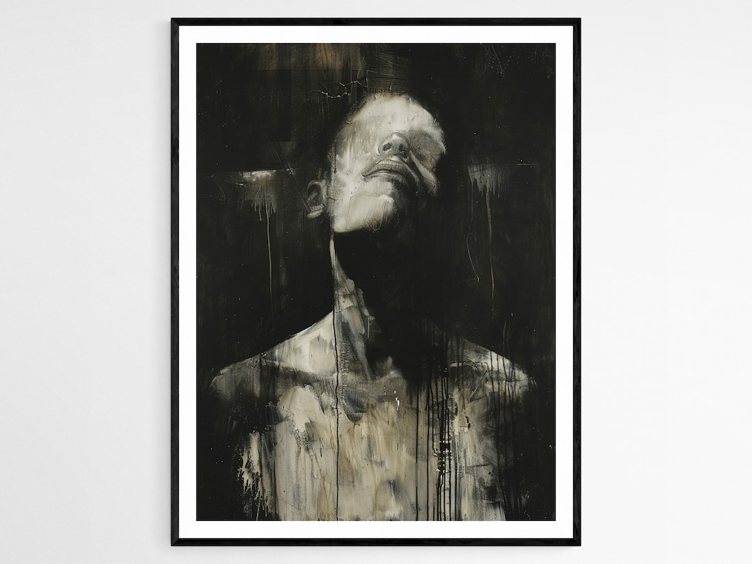 Demon's Curse Art Print Dark Fantasy Home Decoration Spooky Poster - Etsy