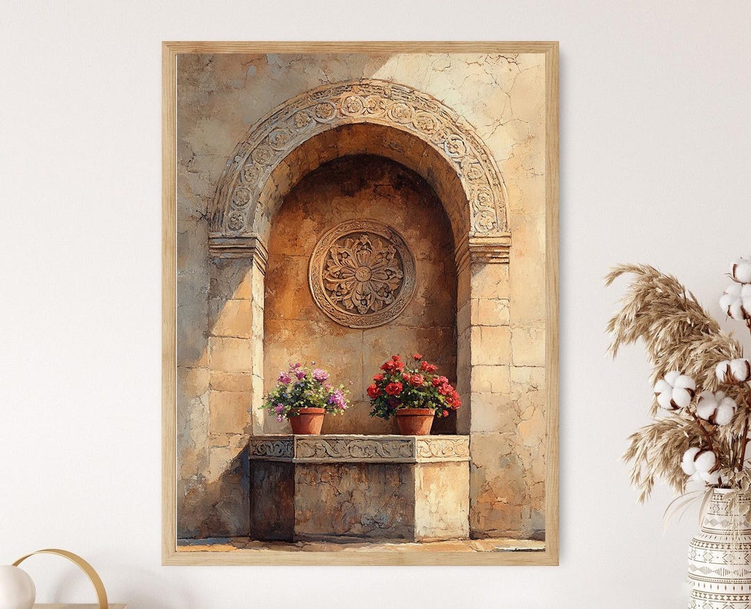 Ancient Armenian Tuff Arch With Cross Relief Fine Art Print - Etsy