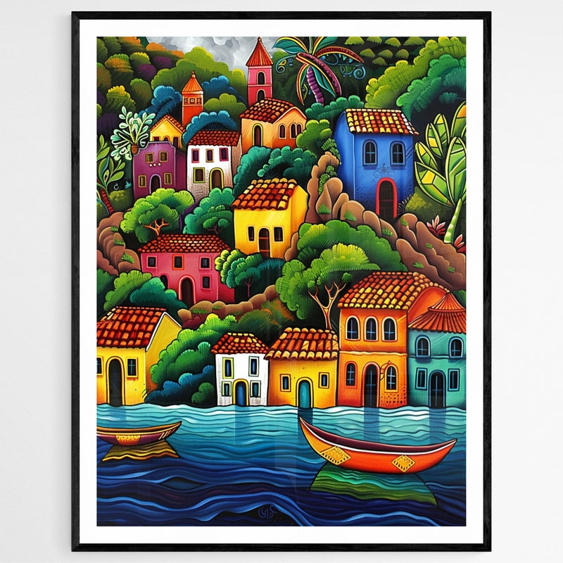 Mexican Folk Art Print - Etsy