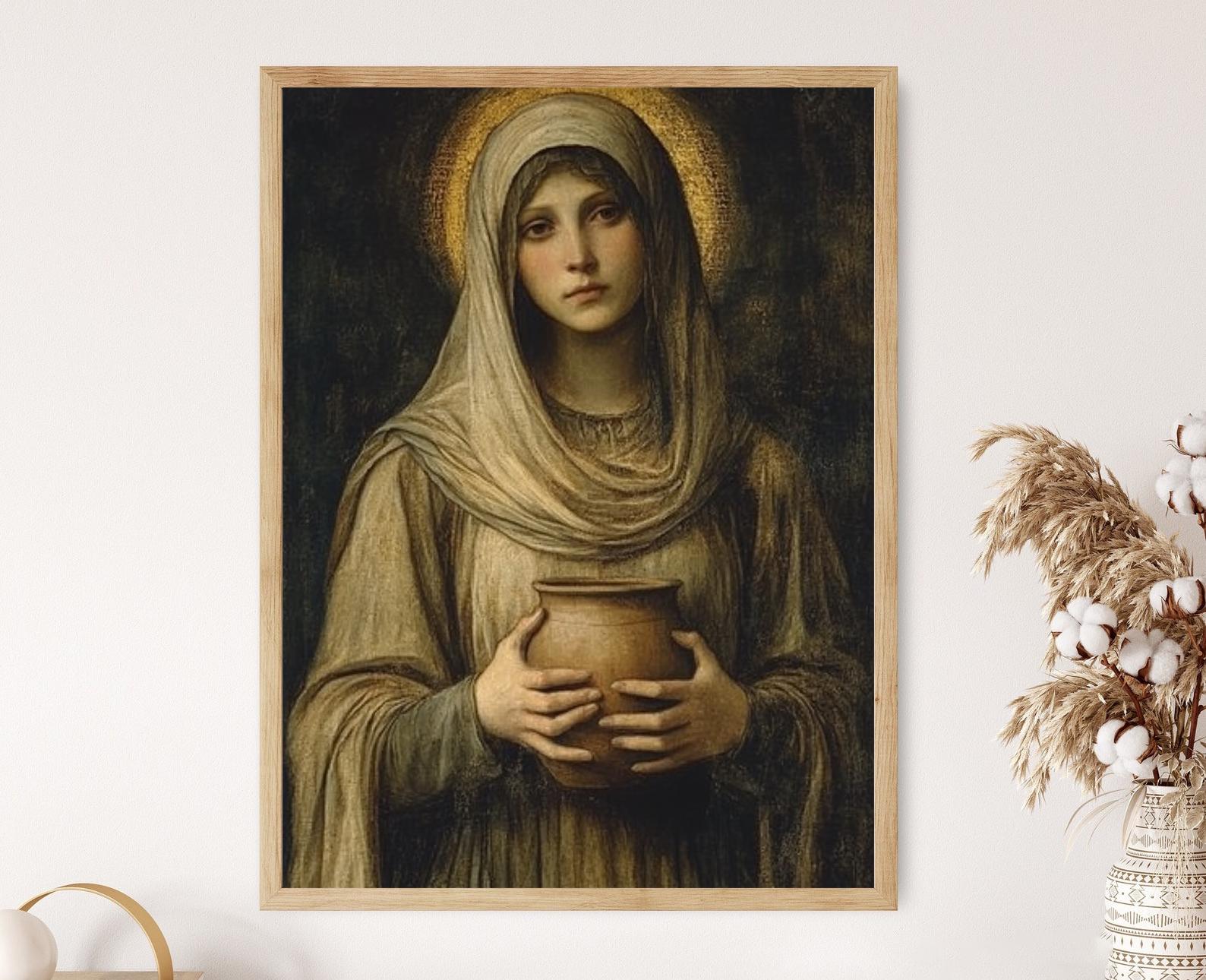 Martha of Bethany Portrait, Biblical Devotion, Christian Art Print - Etsy
