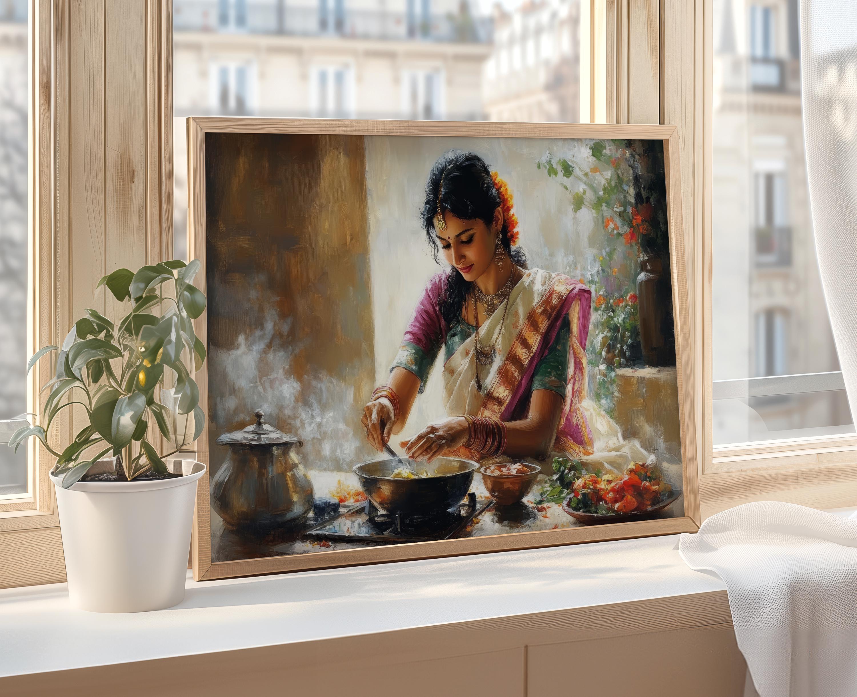 Indian Culinary Art Print: Punjab Kitchen Decor - Etsy