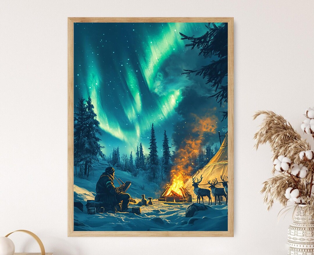 Yakut Khomus Music Art Print, Indigenous Siberian Cultural Poster - Etsy