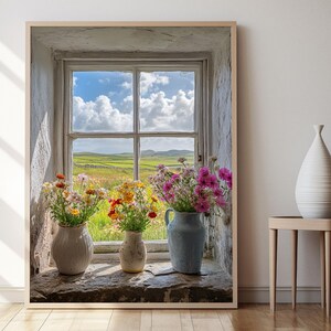 The Burren Open Window View Art Print, Irish Scenic Decor Poster - Etsy