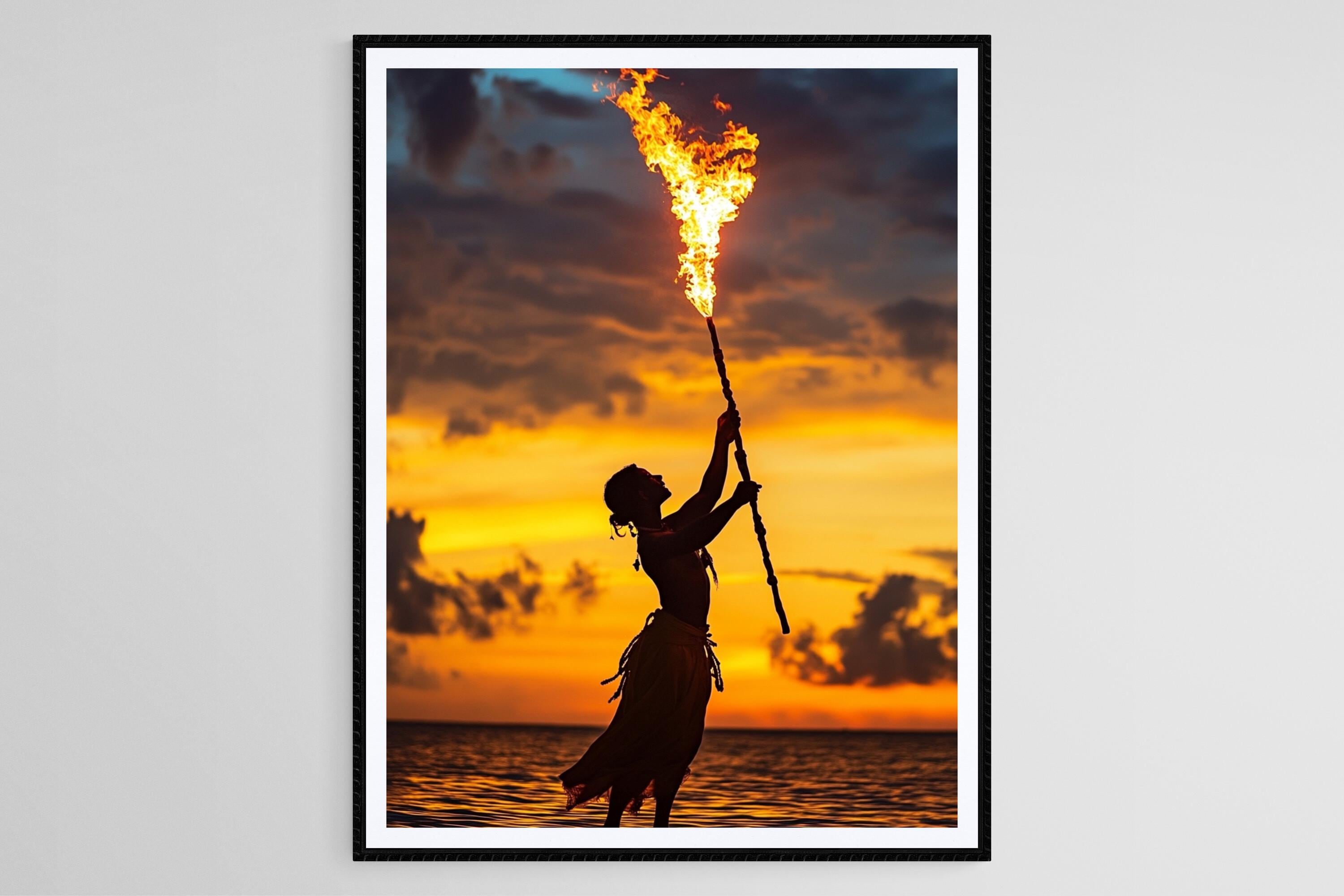 Limbo Dancer Art Print, Trinidad and Tobago Dance and Flaming Limbo - Etsy