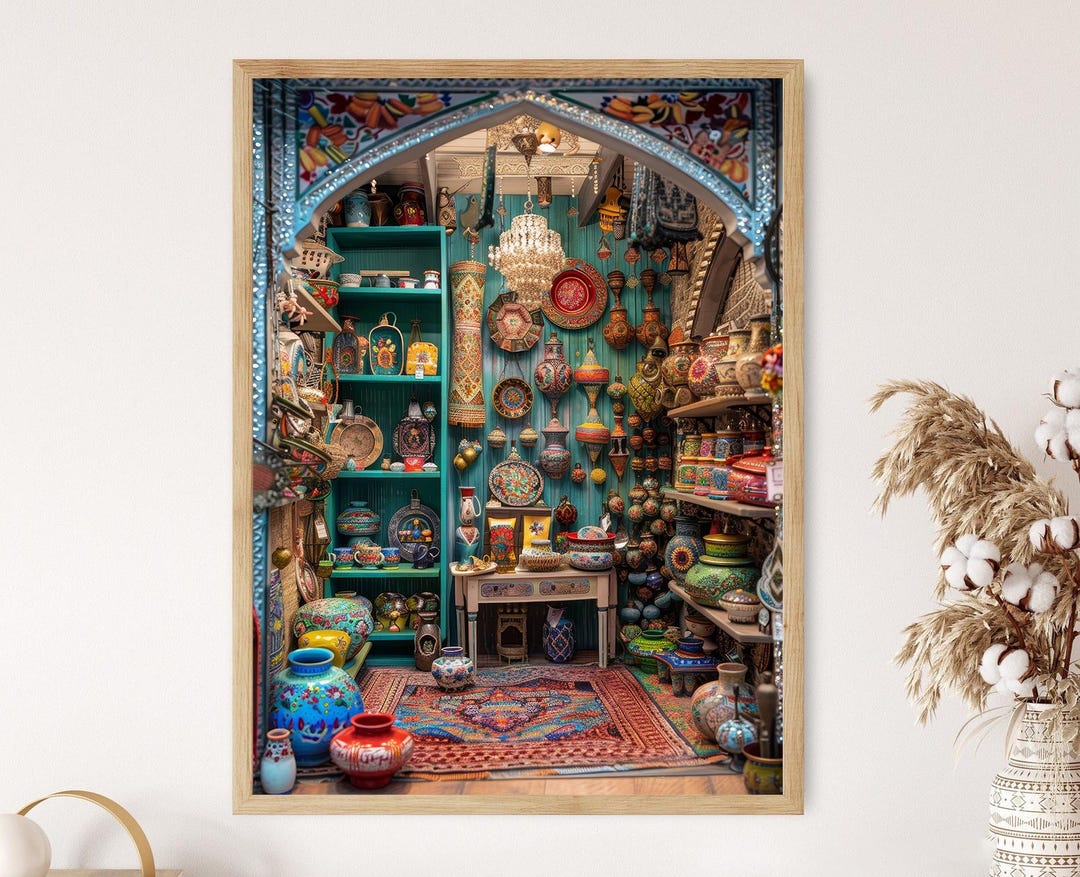 Turkish Art Print: Handcrafted Cultural Wall Decor - Etsy