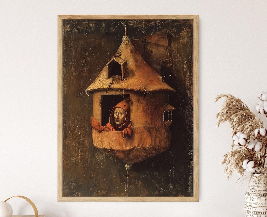 Bosch-inspired Renaissance Art Print: Fantasy Decor - Etsy