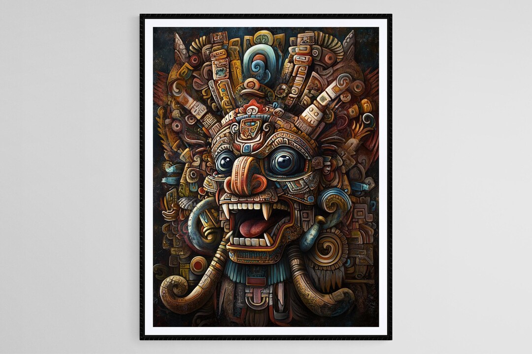 Aztec Tezcatlipoca God of Night and Sorcery, Deity of the Toltec ...