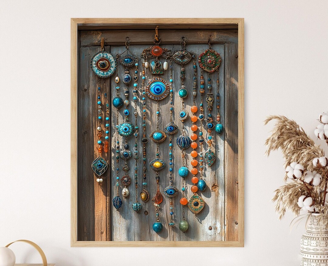 Turkish Nazar Wall With Amulets Fine Art Print - Etsy