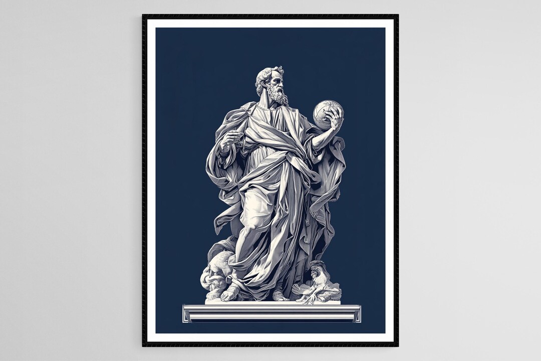 Saint Paul and Holy Grail, Religious Art Print - Etsy