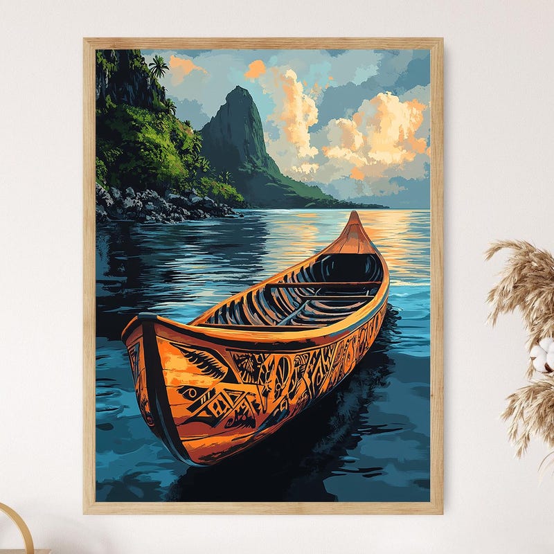 Samoa Ocean Print - Etsy