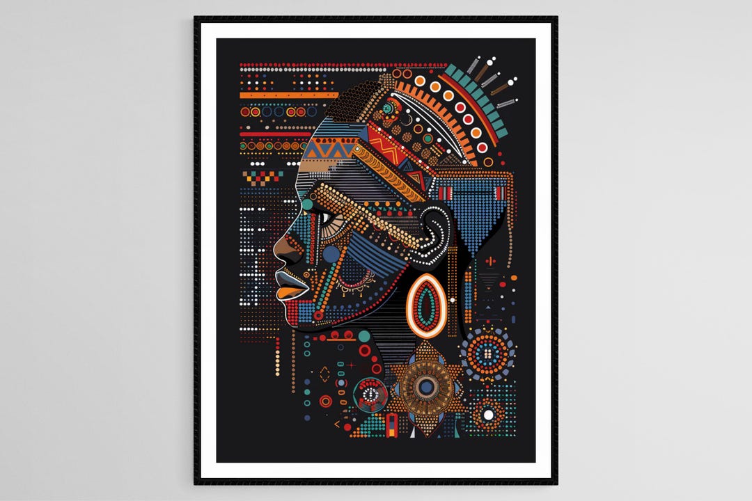 Zulu Beadwork and Patterns Art Print, Traditional Craftsmanship and ...