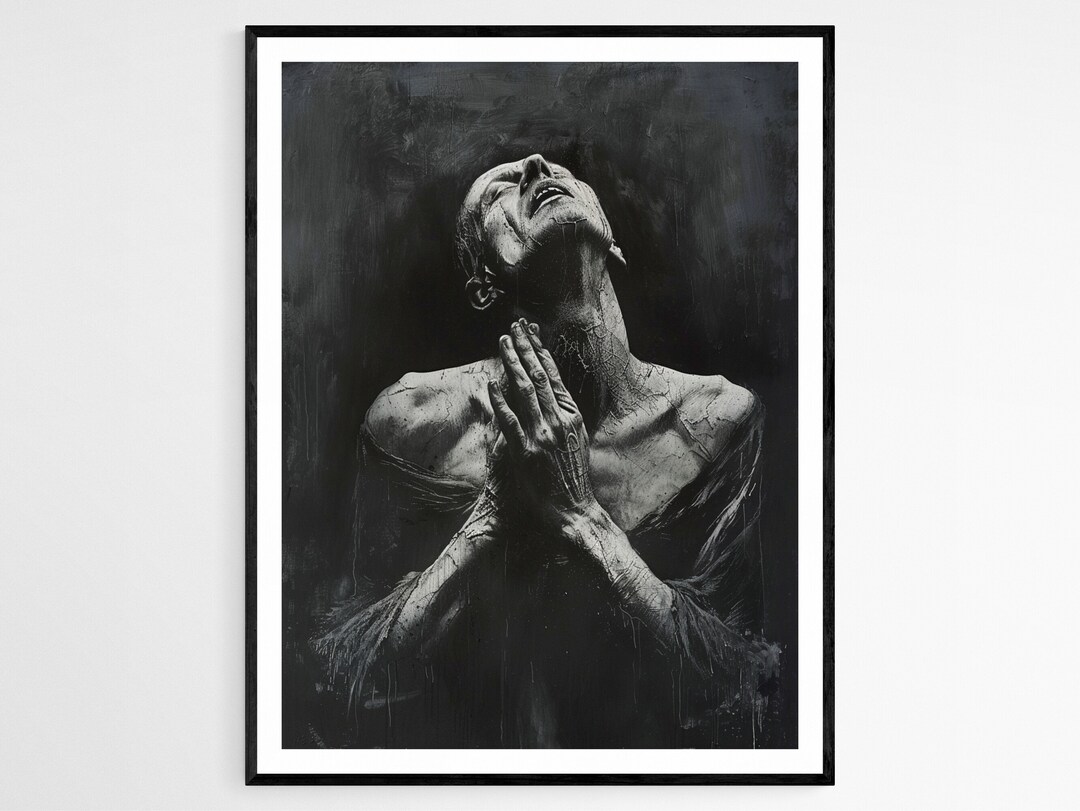 The Pain Art Print Dark Fantasy Home Decoration Spooky Poster - Etsy