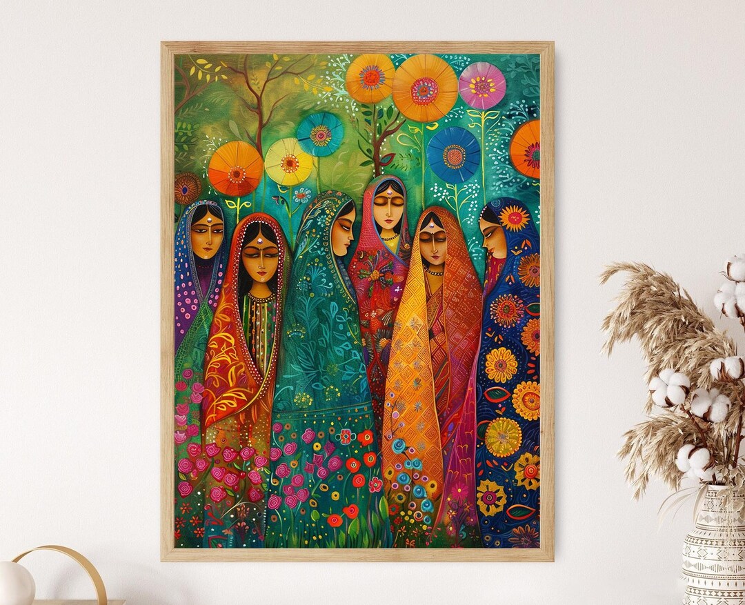 Shalwar Kameez Fashion Painting, Traditional Pakistani Attire - Etsy