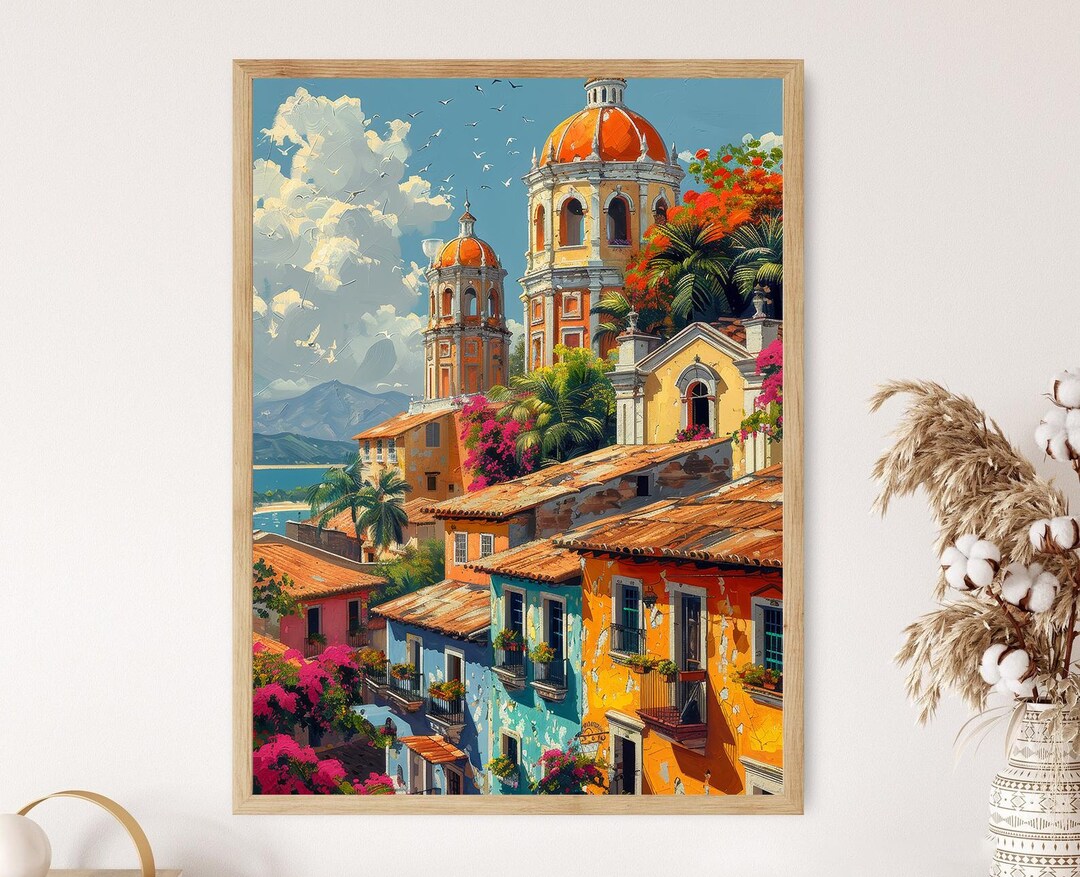 Colonial León Architecture Print, Historic Nicaraguan Buildings ...