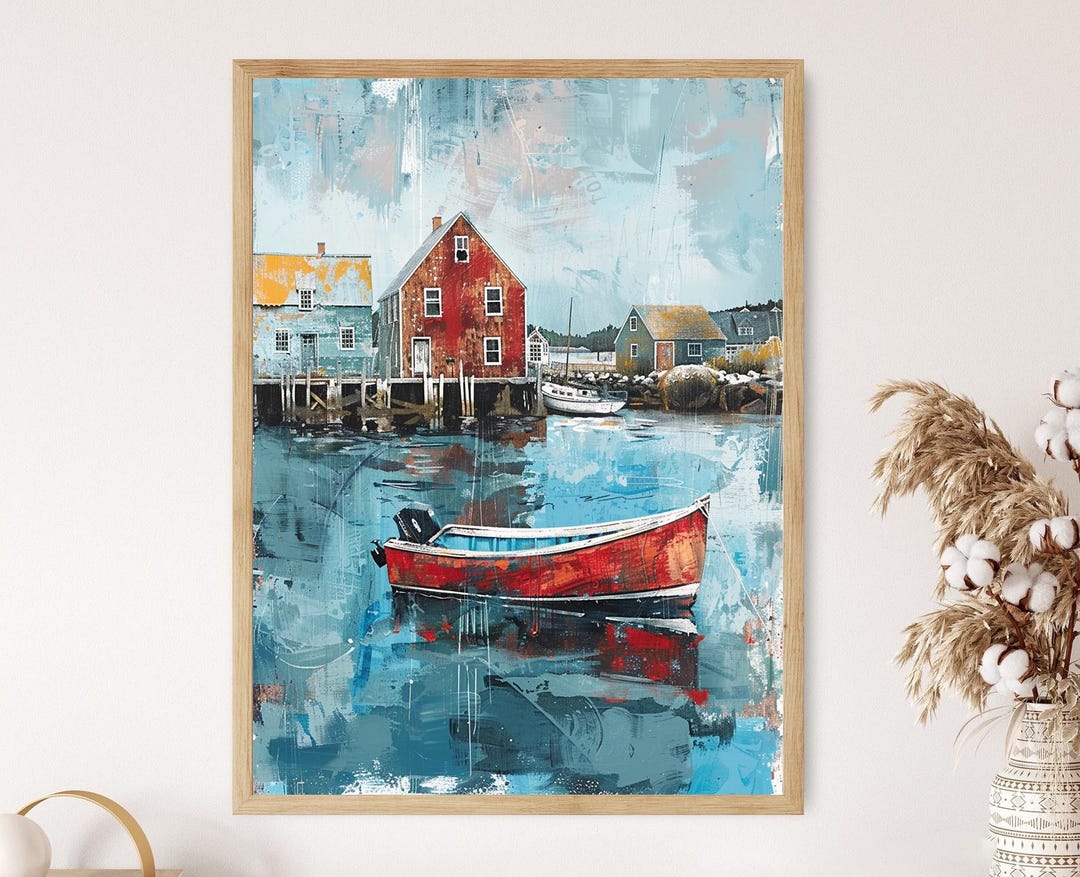 Winslow Homer Inspired Seascape Print: Nautical Coastal Wall Art - Etsy