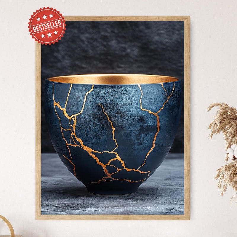 Kintsugi Print - Etsy