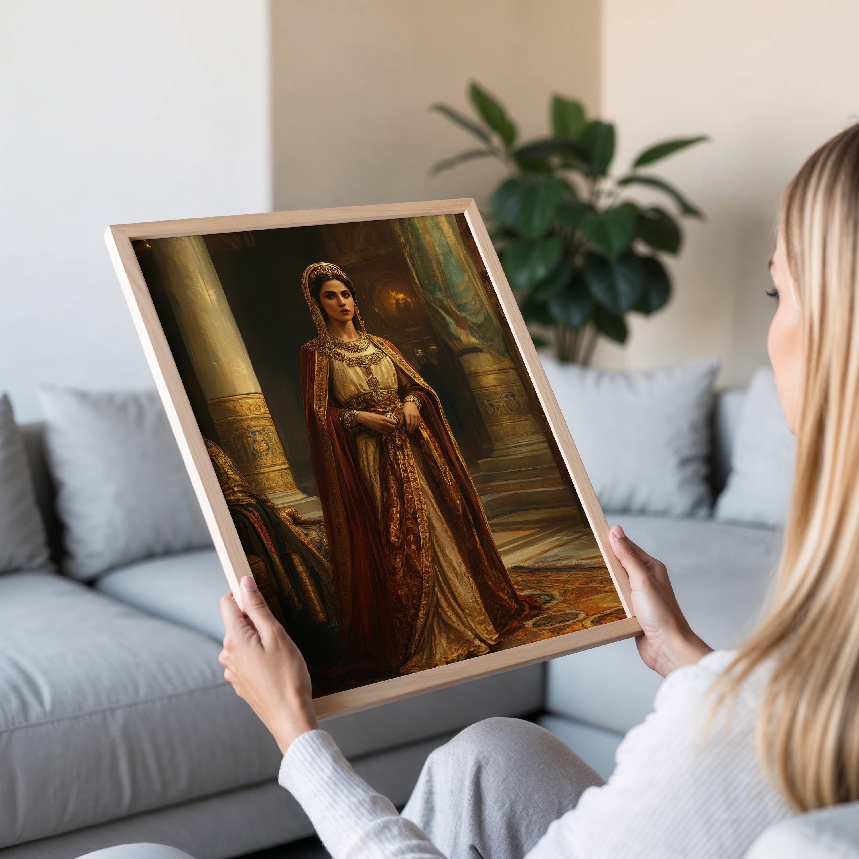 Empress Theodora Art Print, Ancient Byzantine Ruler and Royal Splendor ...
