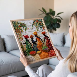 Nigerian Jollof Rice Art Print - Vibrant African Kitchen Decor - Etsy