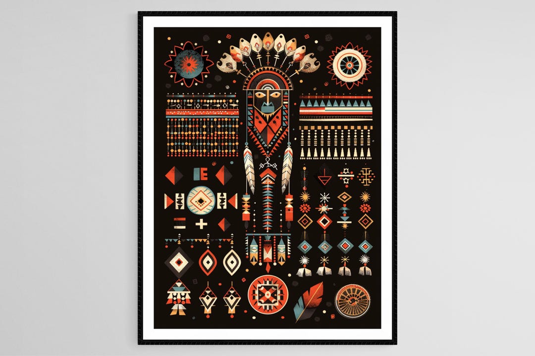 Zulu Cultural Beadwork Art Print, Vibrant Colors and Designs - Etsy
