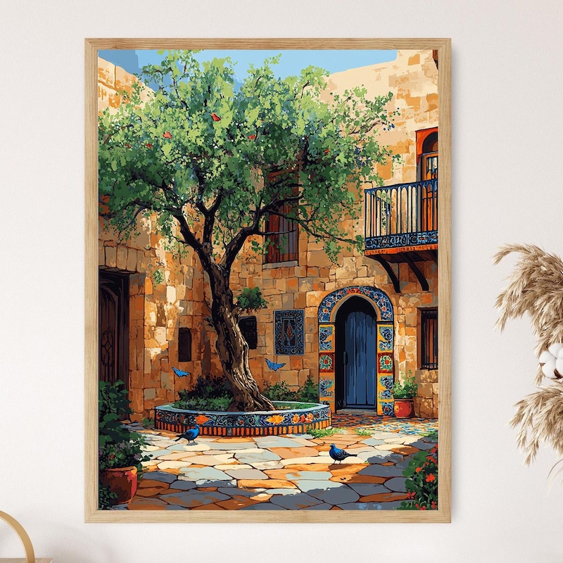 Middle East Print Fabric - Etsy