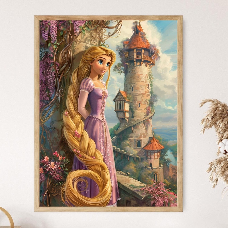 Rapunzel Art Print - Etsy