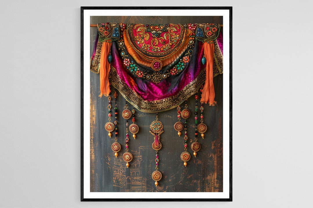 Toran Art Print, Vibrant Traditional Wall Art, Home Decor, Perfect ...