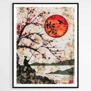 Botanical Hanafuda Card Print - Vibrant Gallery-quality Art - Etsy