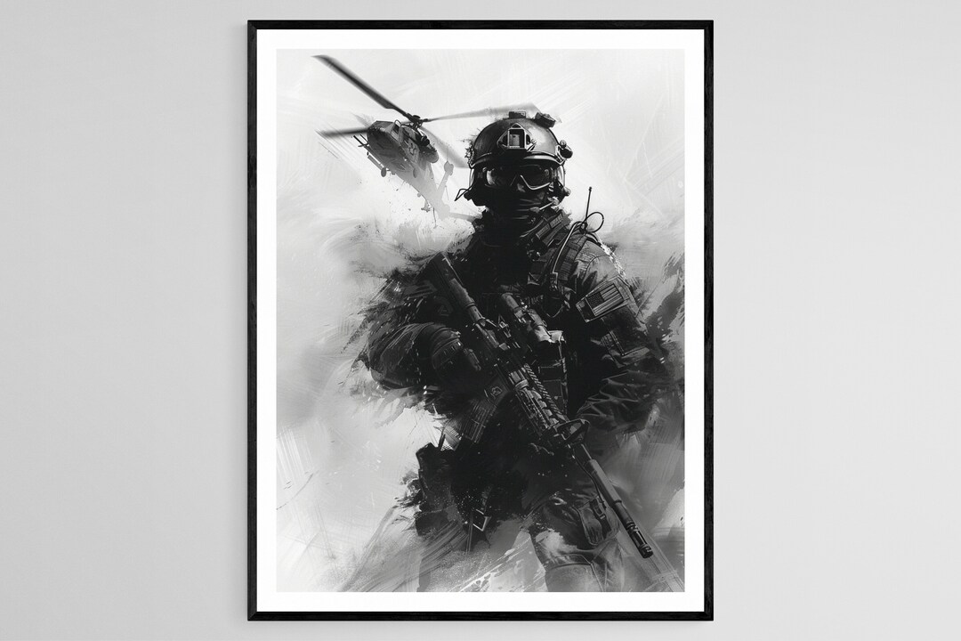 US Navy Seal Poster, Stunning Military Artwork - Etsy