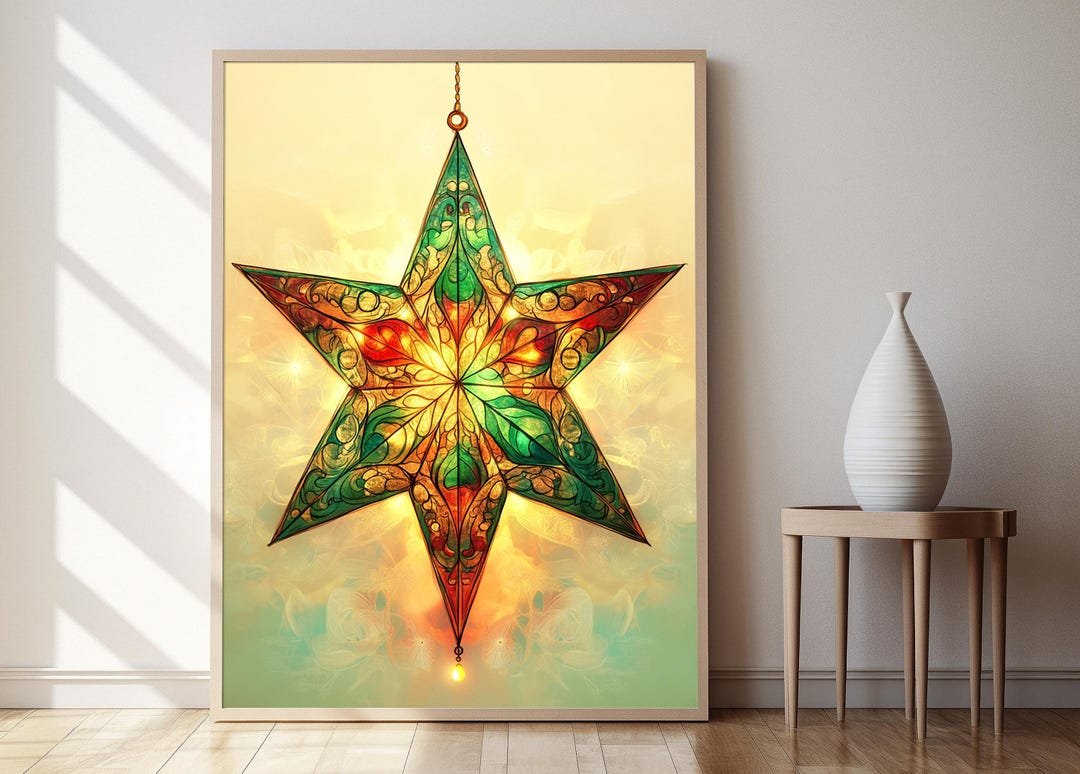 Filipino Parol Lantern Art Print, Traditional Christmas Decor Poster - Etsy