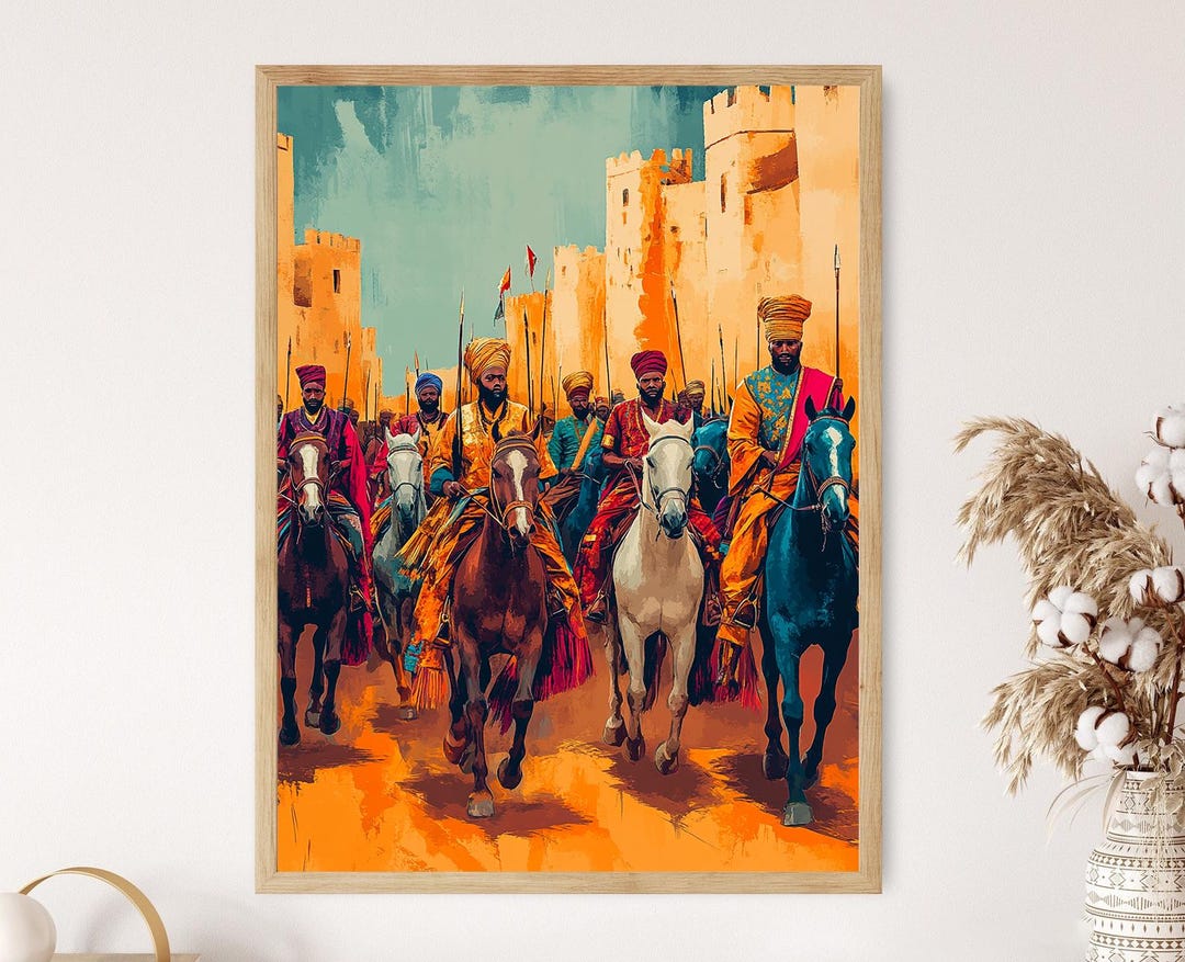 Durbar Festival Art Print, Nigerian Cultural Heritage, Traditional ...