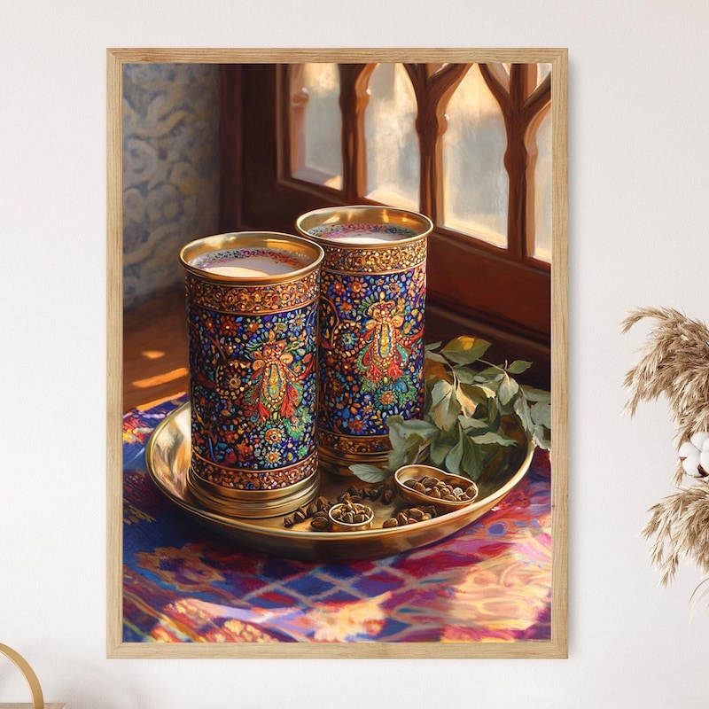 Indian Brass Lassi Glass - Etsy