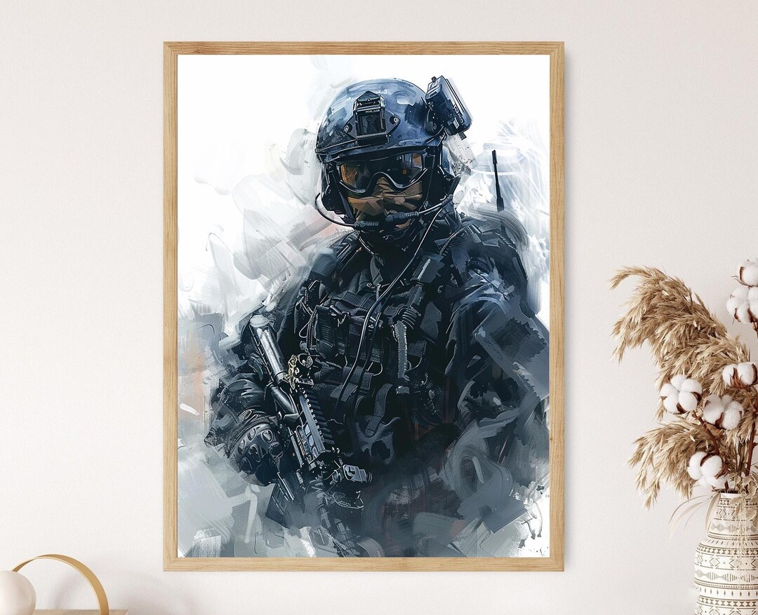 US Navy Seal Poster, High-resolution Modern Wall Art, Perfect Military ...