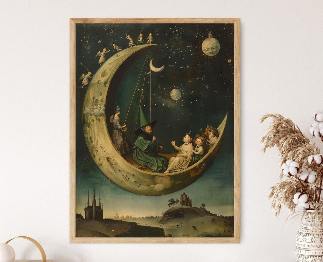 Hieronymus Bosch-inspired Visionary Artwork – Original Surreal Painting ...