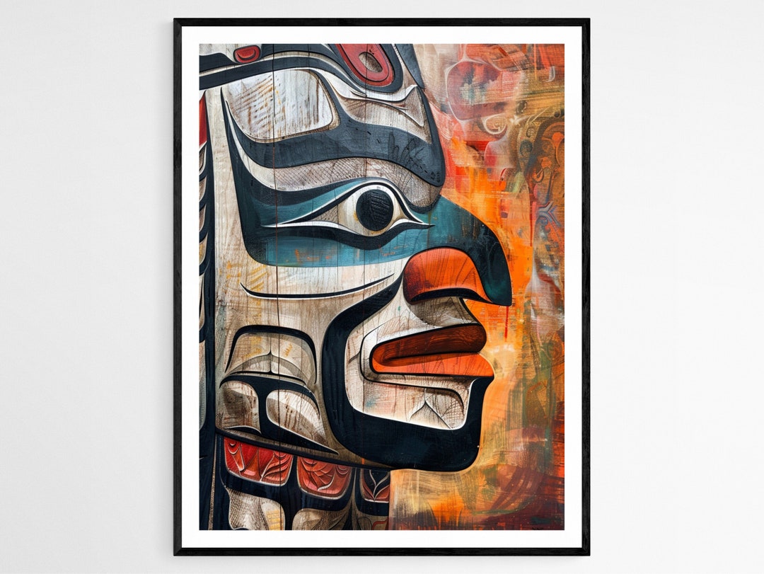 Haida Art Print Authentic Indigenous Wall Decor for Cultural ...