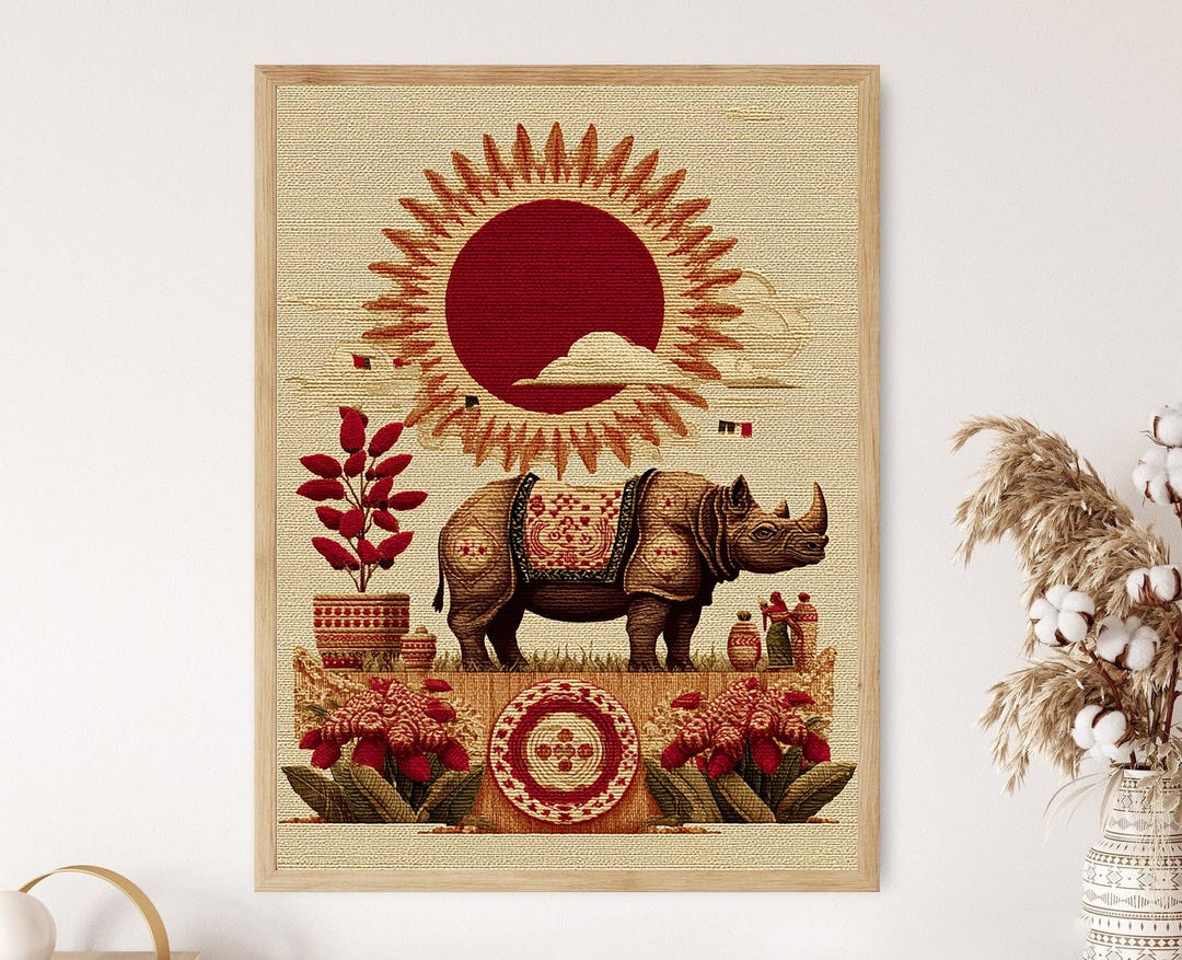 Bihu Festival Symbols Painting, Gamocha and Rice Cake Poster, Assamese ...