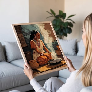 Ethiopian Coffee Ceremony Art Print: Bunna Tradition, Habesha Cultural ...