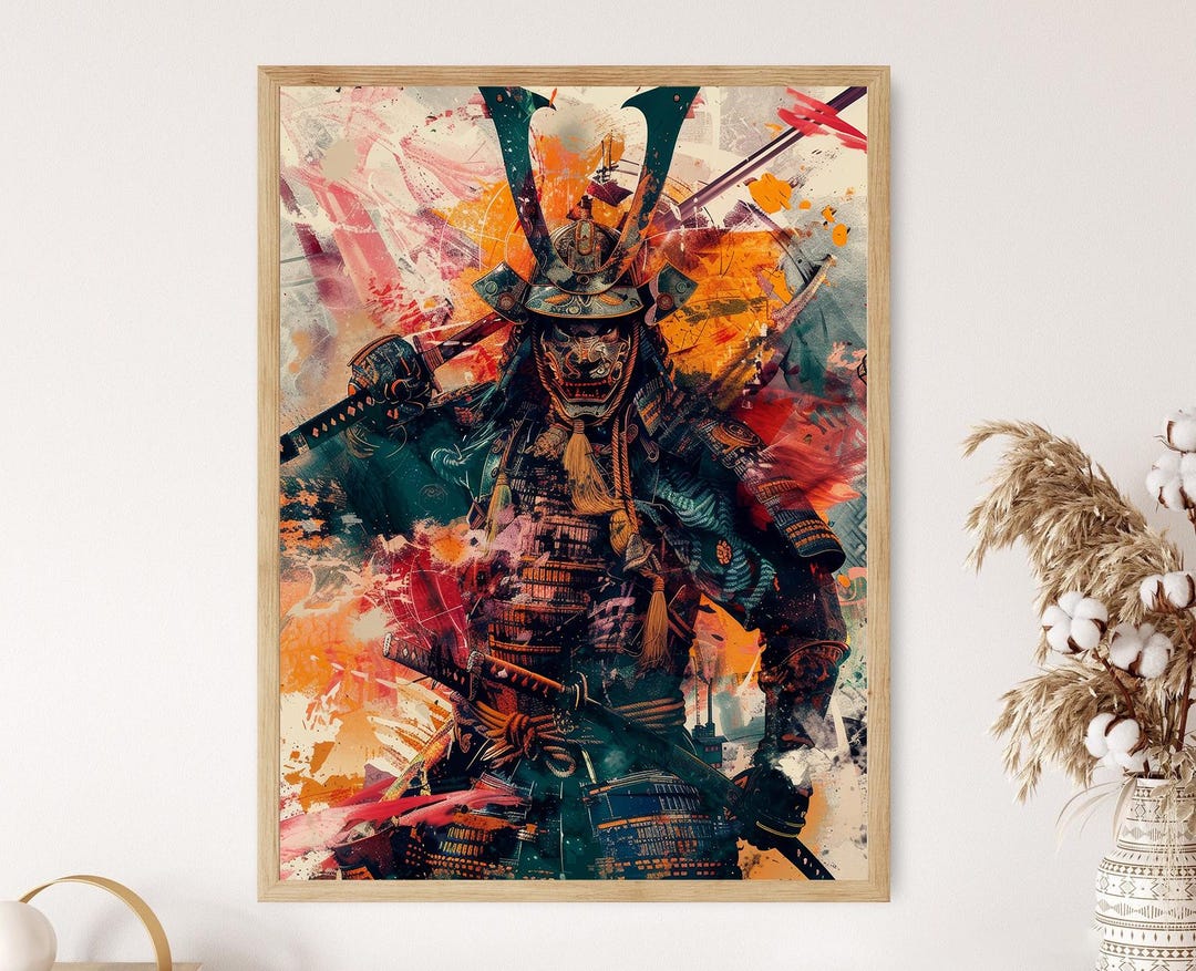 Shogun Art Print - Traditional Japanese Samurai Art - Etsy