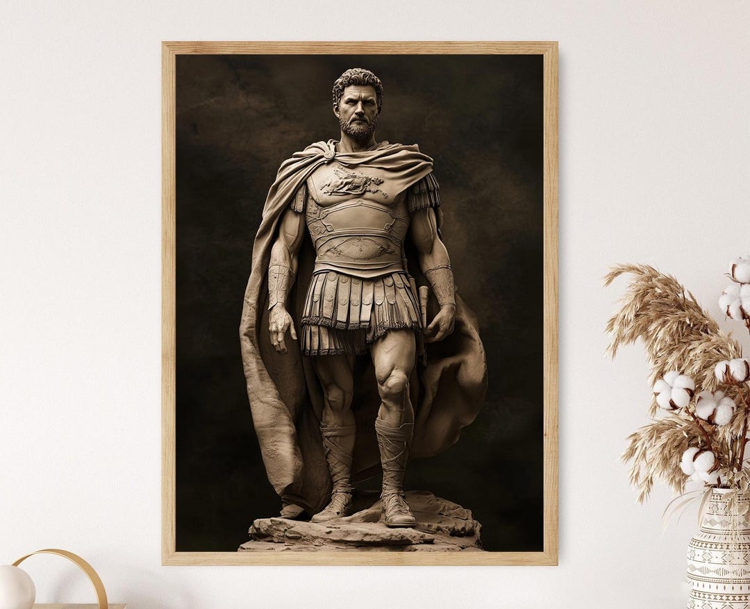 Marcus Junius Brutus Art Print: Classical Roman Marble Sculpture - Etsy