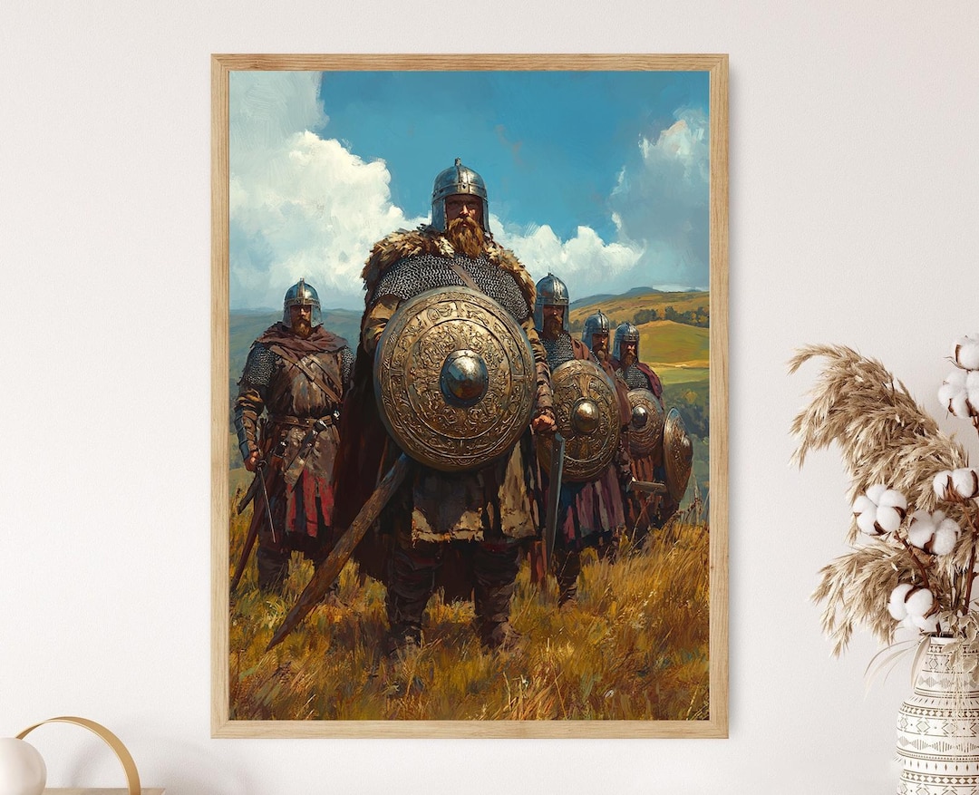 Anglo-saxon Warriors, Sutton Hoo Helmet and Shield, Medieval History ...