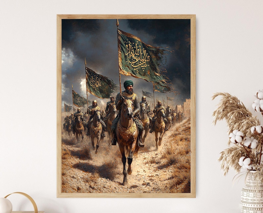 Ayyubid Soldiers Marching, Siege of Jerusalem, Medieval Islamic History ...