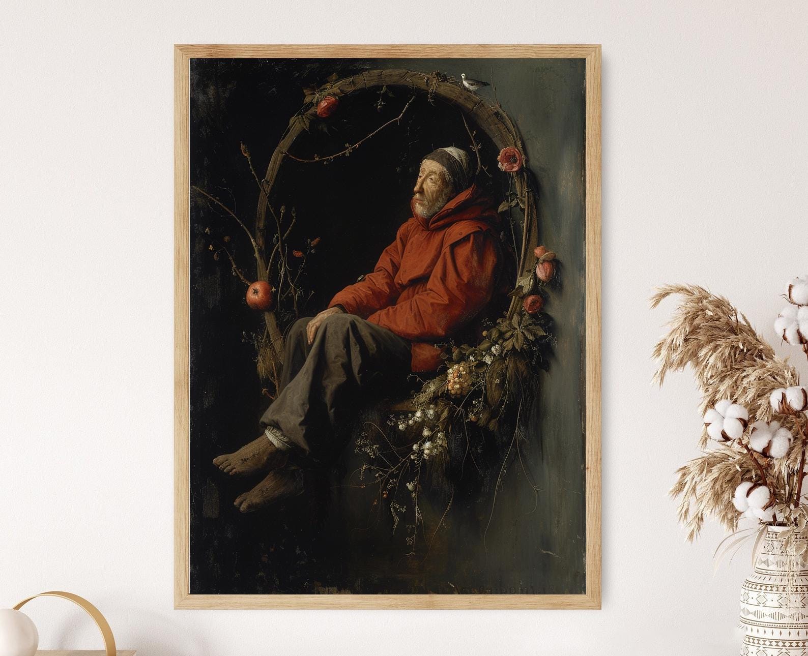 Bosch-esque Surreal Art Print: Vintage Inspired Renaissance Wall Art ...