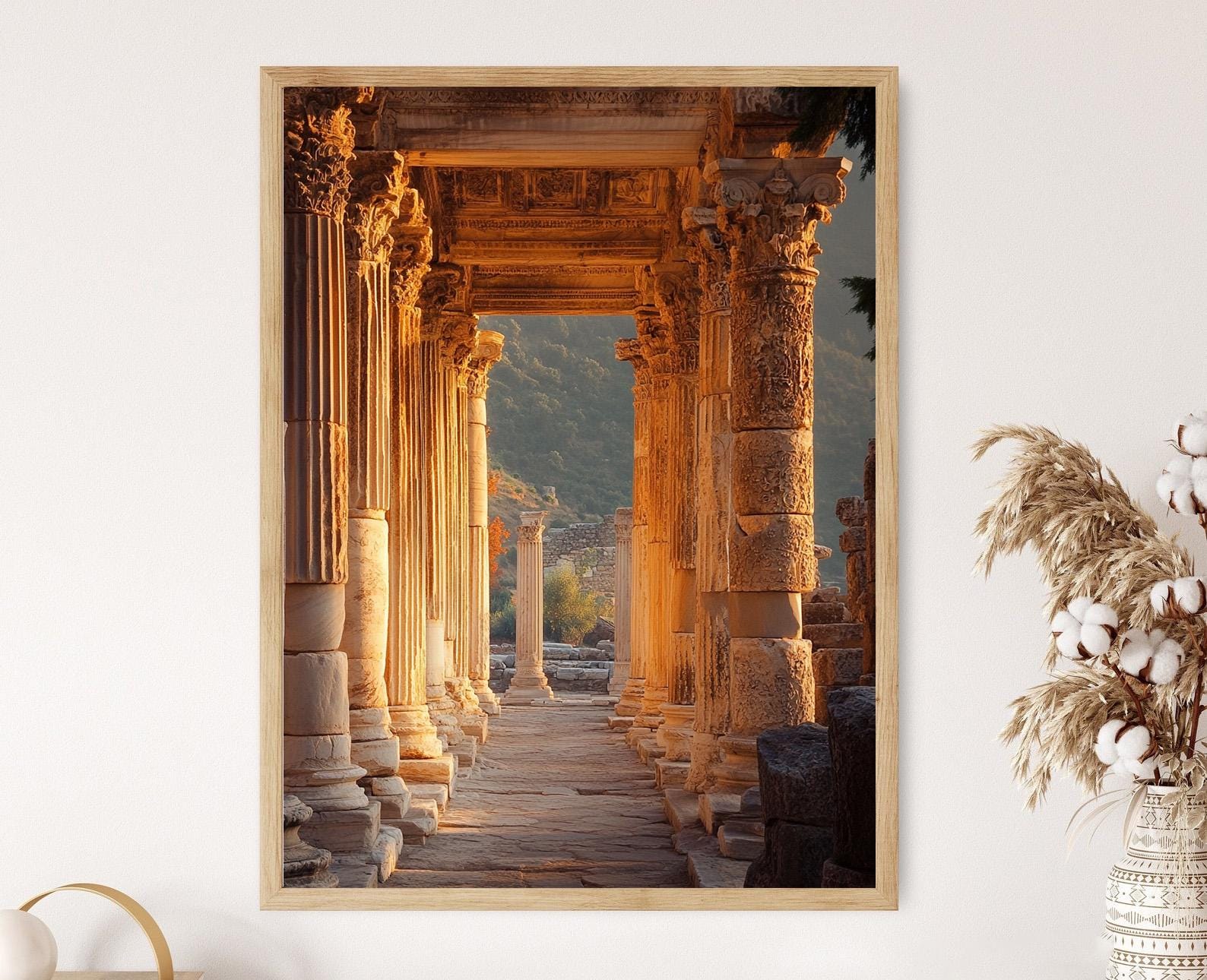 Temple of Artemis Art Print, Ephesus Wonder and Morning Light - Etsy