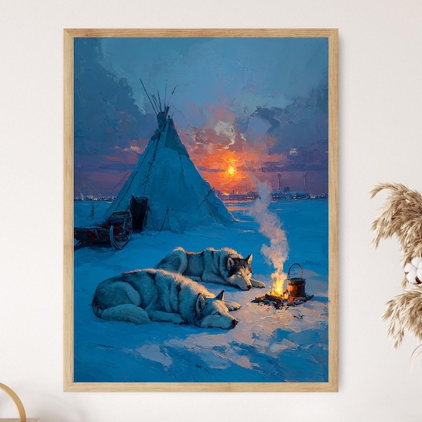 Unframed Inuit Art Prints - Etsy