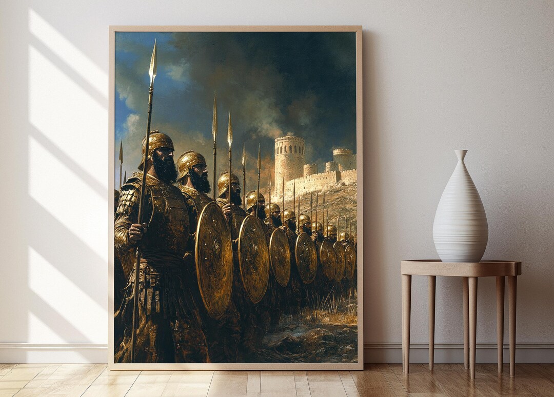 The Immortals of the Persian Empire Art Print, Historical Military ...