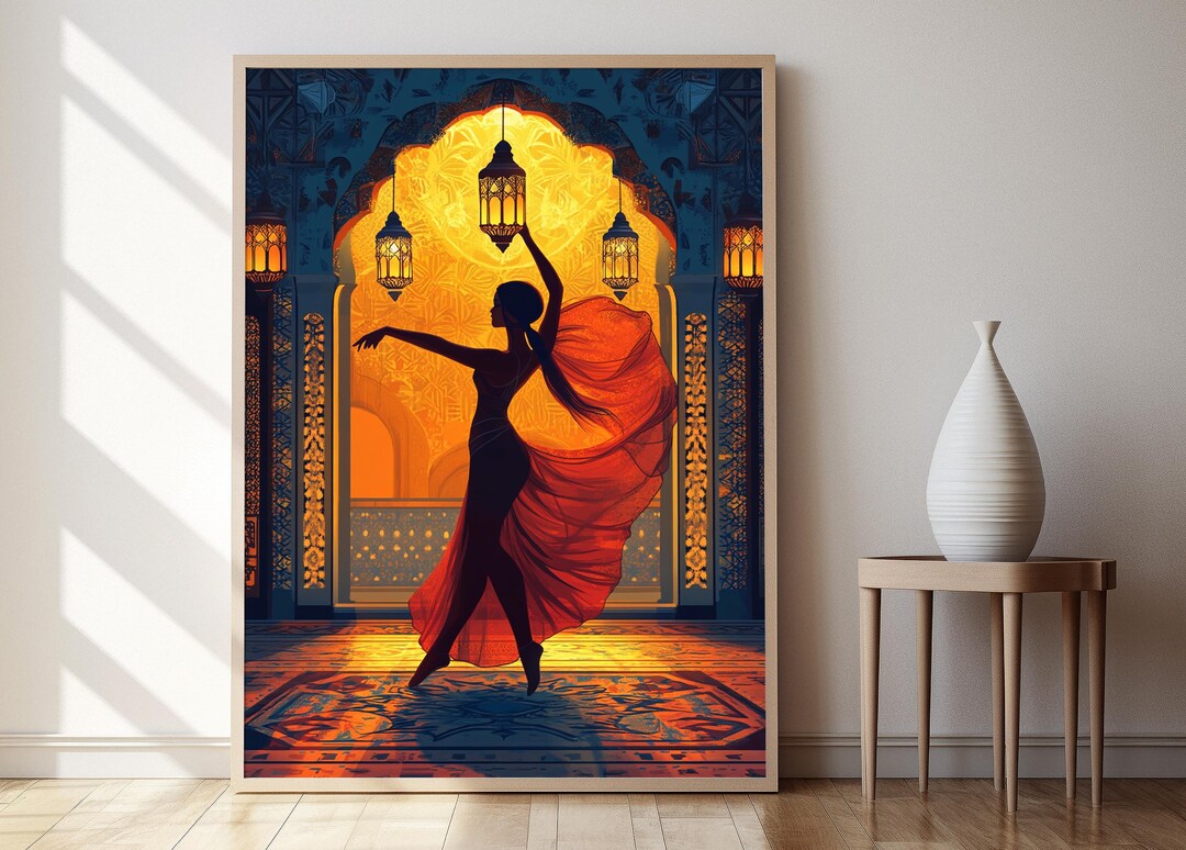 Syrian Raqs Sharqi Dance Art Print, Cultural Heritage Decor Poster - Etsy