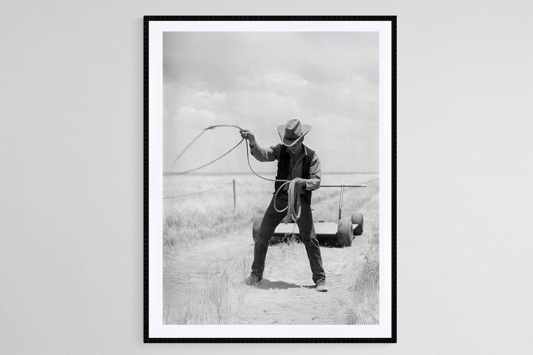 James Dean With Lasso, Hollywood Movie Poster - Etsy