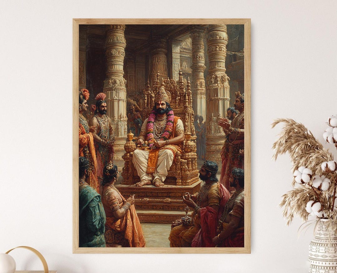 Chandragupta II, Gupta Empire Royal Court, Ancient Indian History Art ...