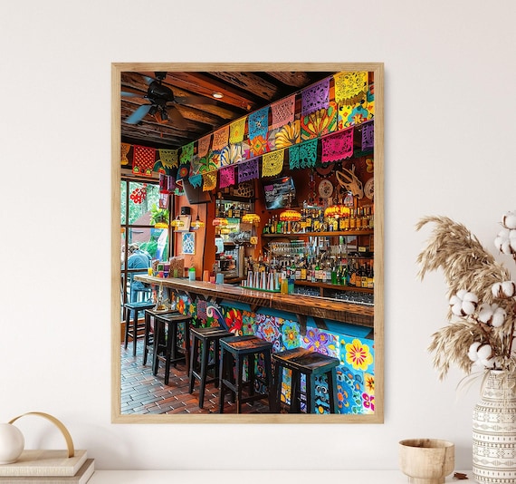 Rustic Mexican Bar Interiors
