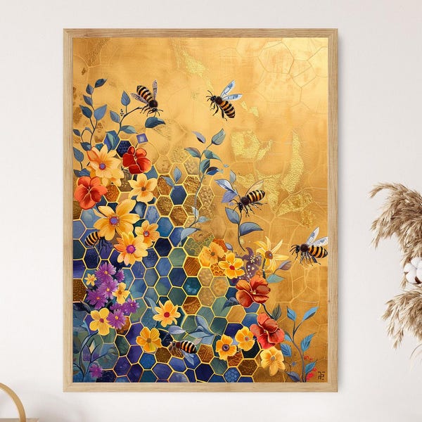 Honeycomb Art - Etsy